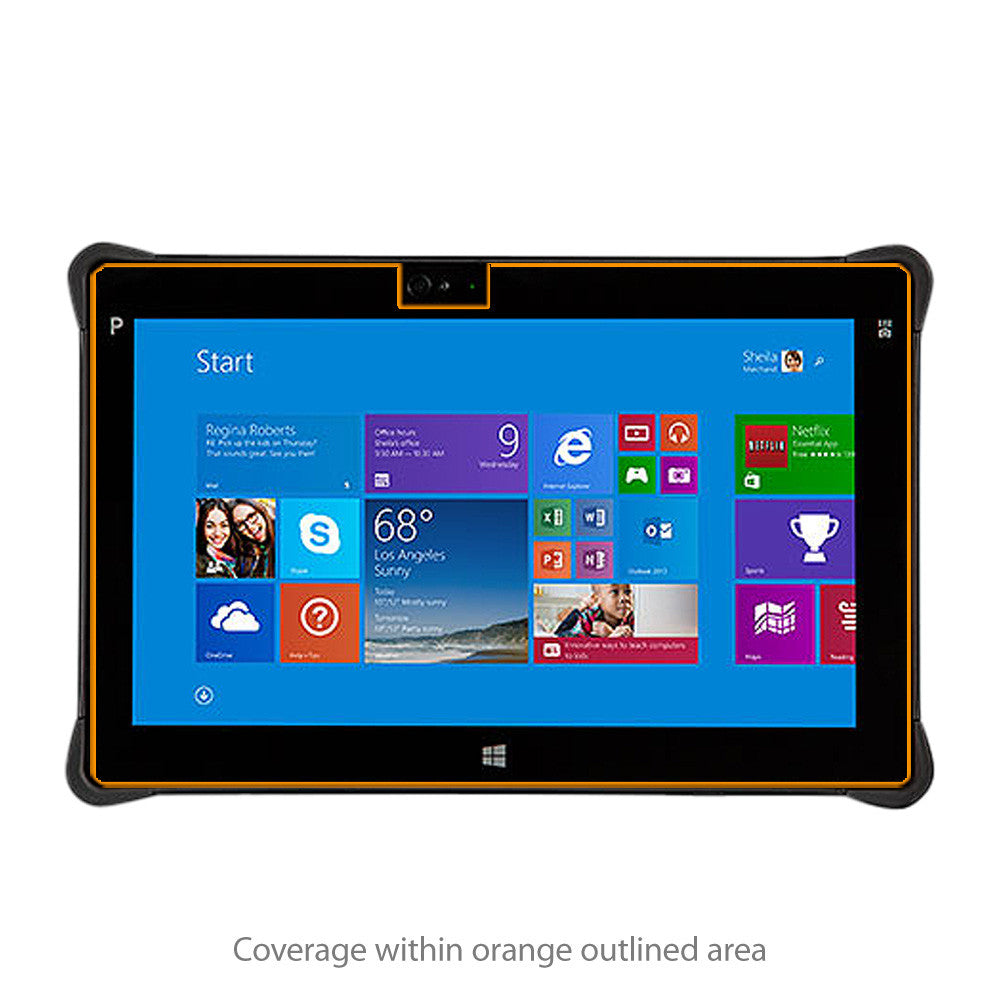 MobileDemand xTablet Flex 10 ClearTouch Crystal (2-Pack) - HD Film Skin ...