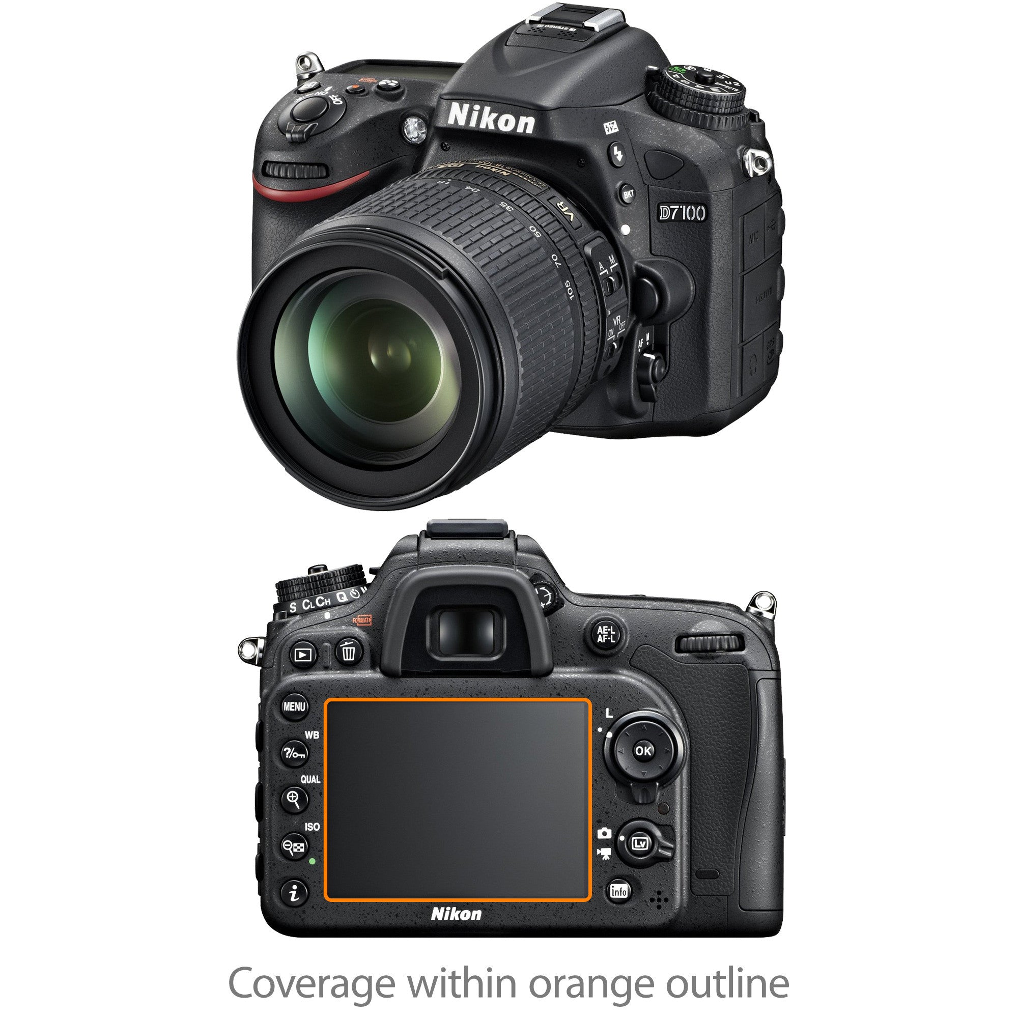 Nikon D7100 ClearTouch Anti-Glare (2-Pack) - Anti-Fingerprint Matte ...