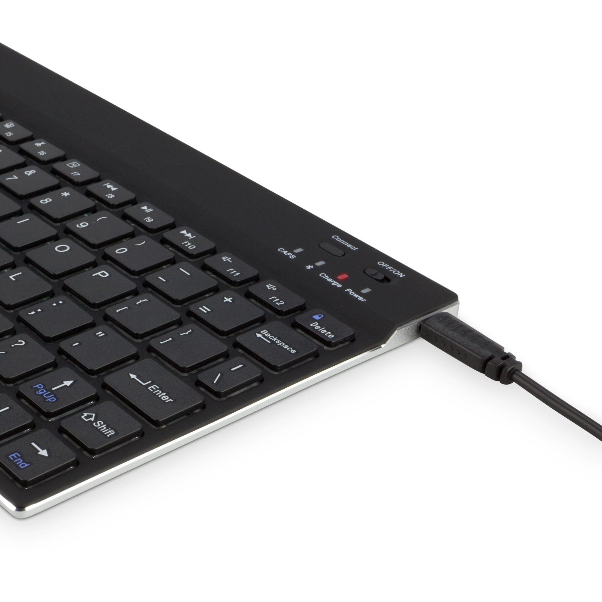 Slimkeys NEC N910 Bluetooth Keyboard - Portable Keyboard with Integrated Commands (Aluminum ...